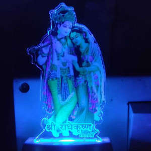 KRITAM RADHA KRISHNA COUPLE Night Lamp (samll) Table Lamp Price in ...
