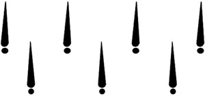 Comet Busters Beautiful Black Tilak Bindi With Dot (BV918) Forehead ...