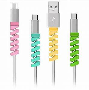 iSmart Choice 4 Pieces Cable Protector for iPhones, Android Mobiles ...