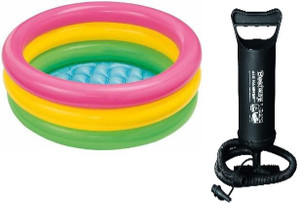 ECOM BHARAT mnb-45 Inflatable Swimming Pool, Inflatable Toy Pump Price ...