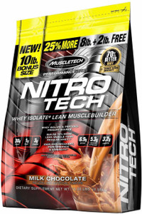 Muscletech Performance Series Nitro Tech |Lean Muscle Gain| 10 lbs 4.54 ...