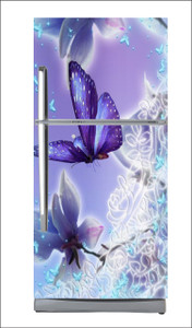 Divine studio 60 cm beautiful butterfly of Fridge wallpaperWallpaer ...