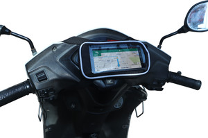 GRABMOUNT Universal Mobile Holder / Pouch-Bag for all Scooters Scooty's ...