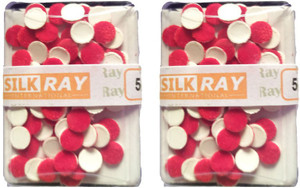 SilkRay International SilkRay Bindi I Dibbi Bindi 5 no. Red (Pack of 2 ...