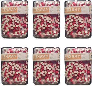 SilkRay International SilkRay Bindi I Dibbi Bindi 7 no. Red (Pack of 6 ...