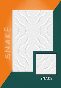 Rajvi 3D uPVC Wall Panel SNAKE drywall panel pack of 10 Drywall Panel ...