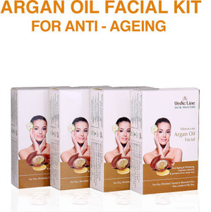 Vedic Line Vedicline Moroccan Argan Oil Facial Kit for Anti-Aging ...