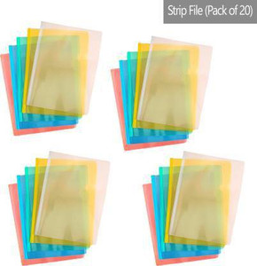 Flipkart.com | KRISHVIA PLASTIC Plastic A4 Size Side Strip (Set Of 20 ...