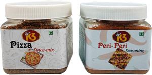 K3 Masala Peri-Peri (100gm) , Pizza Seasoning Spice Mix(100g) (Pack of ...