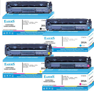 EAIERS Pack of 4 color Hp CF400A CF401A CF402A CF403A Premium Quality ...
