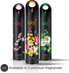 Godrej Aer spray, premium air freshener for home & office passion ...