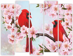 HD RAPID DESIGN Multiple Frames Split Art Texture MDF Wall Paintings ...