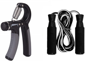 Fitnesstricks Adjustable Hand Gripper With Skipping rope Hand Grip ...