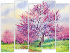 HD RAPID DESIGN Multiple Frames Split Art Texture MDF Wall Paintings ...