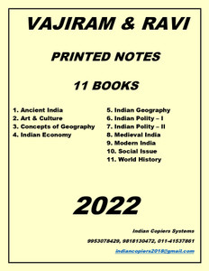 Vajiram & Ravi General Studies Printed Notes Yellow Books 2022: Buy ...