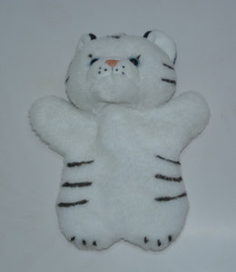 WILD REPUBLIC POLYESTER HAND PUPPET WHITE TIGER - 15.24 cm - POLYESTER ...