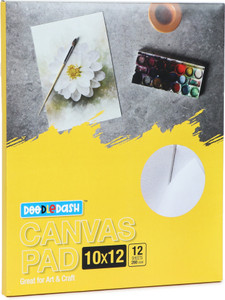 Flipkart.com | DOODLEDASH A4 Canvas Pad Cotton Acid Free Canvas Pad ...