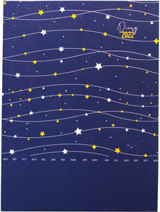 UNICORNN Natraj Art with Velvet Finish Regular Diary Ruled 352 Pages ...