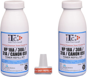 ITC (Indian Toner Cartridge) 18A/ 30A/ 31A/ 051 Laser Toner Powder ...