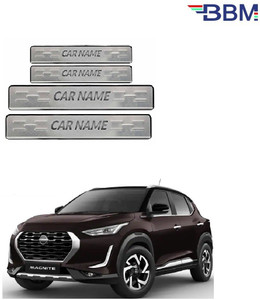 BBM Stainless Steel Foot Steps Car Door Chrome Silver Sill Scuff Plates ...