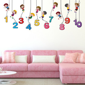 Wallzone 150 cm Numbers Removable Sticker Price in India - Buy Wallzone ...