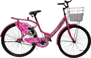 Geoman Ranger SuperGirls Bicycle Single Speed Basket Lady Cycle 26 T ...