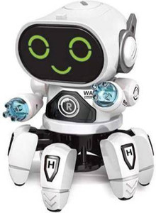 SMILY GIFT Spider Bot Robot Octopus Shape Electric Robot Colorful Music ...