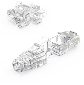 Everyonic RJ11 Connector Transparent Clear Male Network Interface Card ...