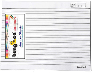 Flipkart.com | Bungbee Answer Sheets for Exam lined (29.3cm x 22.4cm ...