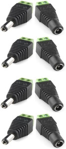 CyberSupreme Dc Connectors Screw Type DC Pin Connector Male Female Wire ...
