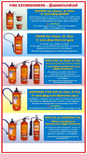 madhusigns Fire Extinguisher- CARTRIDGE TYPE DCP Sign board in 3mm ...