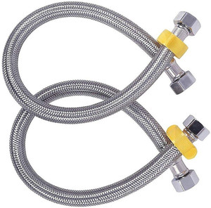 Prestige Stainless Steel 304 Grade Connection, Chrome Finish (18-inch ...