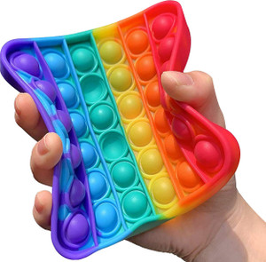FITUP ™ Square Design Silicone Pop It Fidget Toys Popits Stress ...