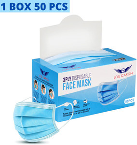 LOIS CARON MB-50 Reusable Surgical Mask With Melt Blown Fabric Layer ...