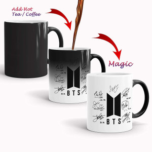 DAronak Ceramic BTS Boy Band Coffee - 1 Piece, magic cup, 330ml Ceramic ...