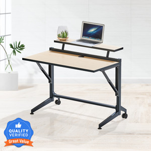 Featherlite Flip foldable Engineered Wood Office Table Price in India ...