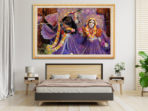 Krishna Murari Vinyl Poster sticker For Livingroom, bedroom, Hall ...