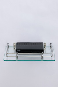 Kaaple Glass Setup Box Stand 10x9 Inch Glass Wall Shelf Price in India ...