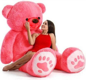 Tedstree 3 feet red teddy bear / Big very soft Red teddy bear for ...