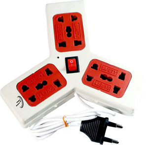 PI TRIANGLE SHAPE CORD 001 3 Socket Extension Boards Price in India ...