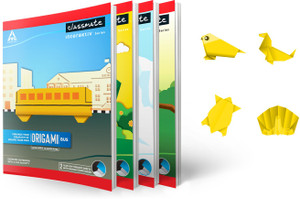 Classmate Origami Notebook -Single Line, 190 X 155mm Regular Notebook ...