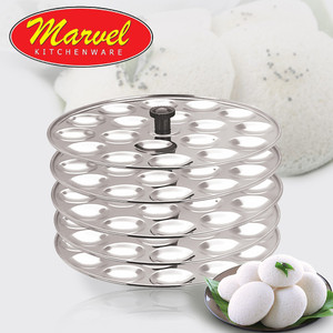 Marvel 5 Plate Mini Idli Maker/Idli Stand Standard Idli Maker Price in ...
