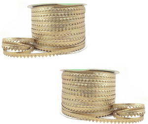 De-Ultimate Golden Triangle/samosa Gota Trim Laces Pack of 2 (90 Mtr ...