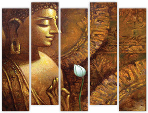 HD RAPID DESIGN Multiple Frames Split Art Texture MDF Wall Paintings ...