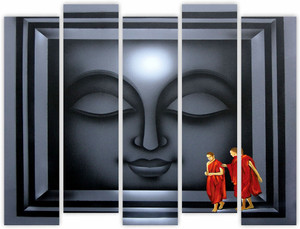 All Your Design Multiple Frames Split Art Texture MDF Wall Paintings ...