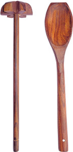 Mayflower Red Rose Wooden Cooking Spoon Utensils Set Butter Milk lassi ...