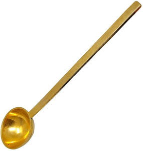 VGS MARKETINGS BRASS KARANDi LADAL Pital Golchi Serving Spoon Pongal ...