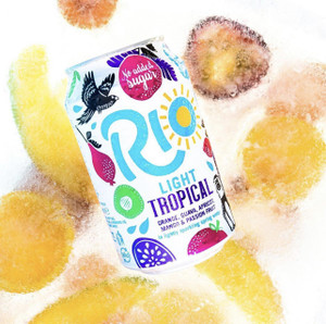 Rio No Added Sugar Lightly Sparkling Tropical Fruit Juice Soft Drink ...