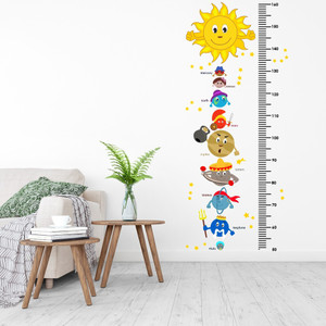 Wallzone 100 cm Solor System|Kids|Education Vinyl Wallsticker For ...