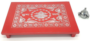 PGen Medium Combo Painted Ganpati Puja Path Patla Chaurang Bajot ...